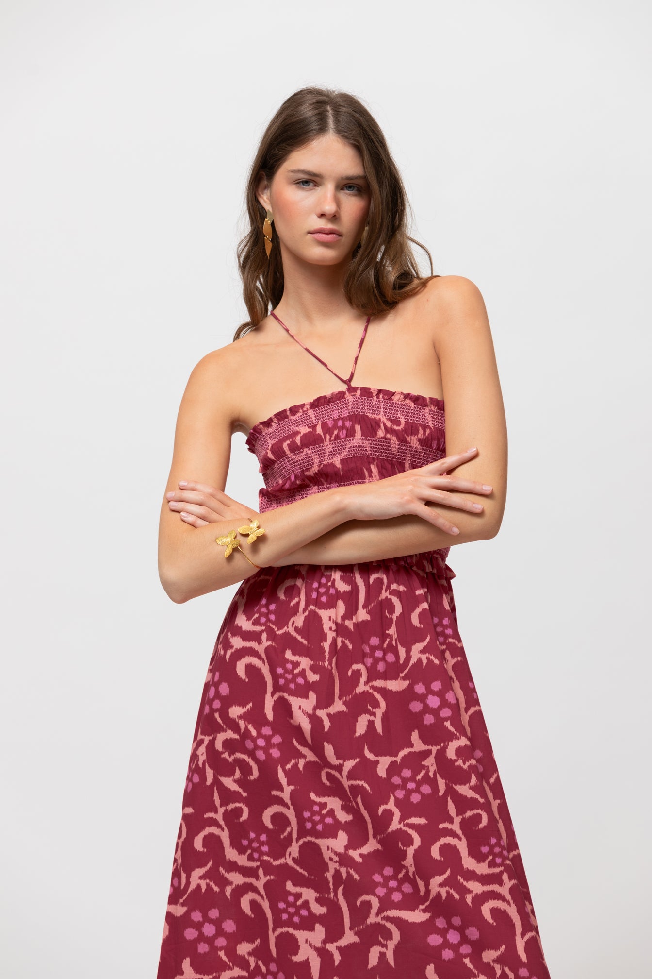 SARAH MIDI DRESS | Long Printed Dress | Noon Spain