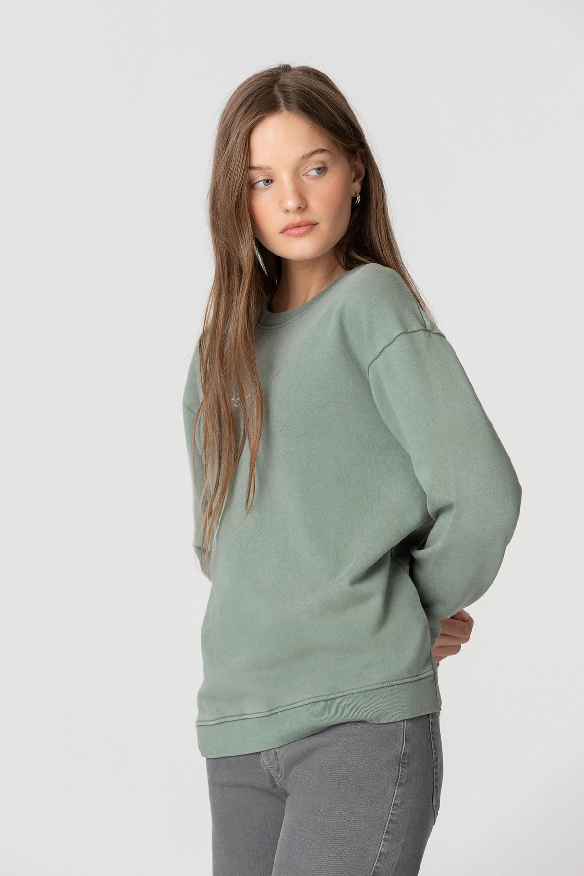 SUDADERA SIN CAPUCHA PRINT ESPALDA | Noon Spain